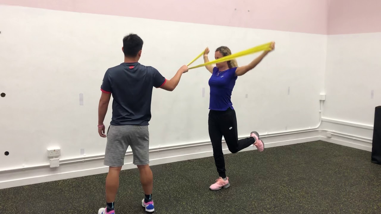 Single leg angel - YouTube