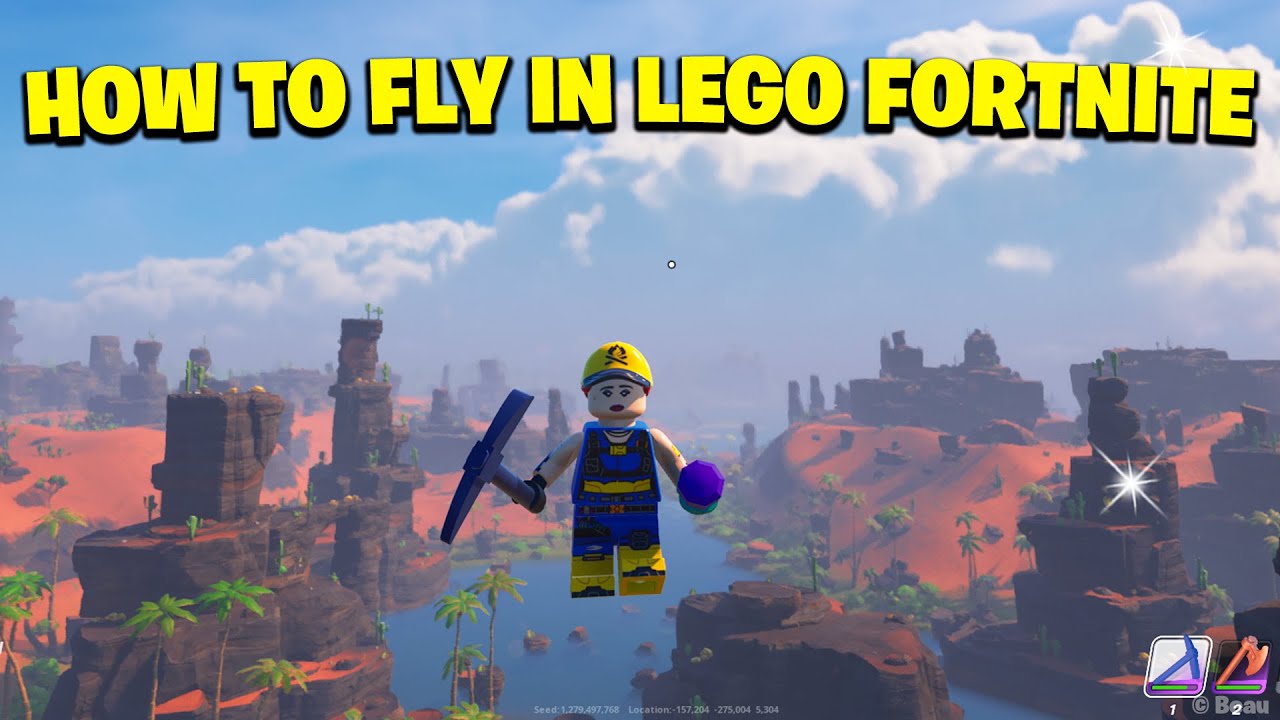 How to FLY in LEGO Fortnite! - YouTube