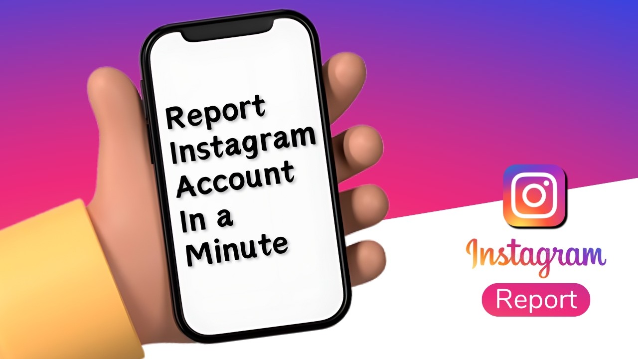 How To Report An Account On Instagram - YouTube