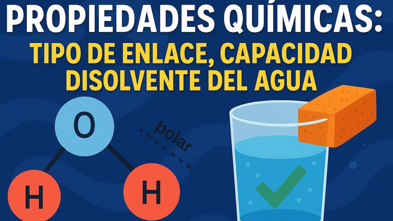 2.3 Propiedades Químicas: Tipo de Enlace, Capacidad (Poder) Disolvente ...