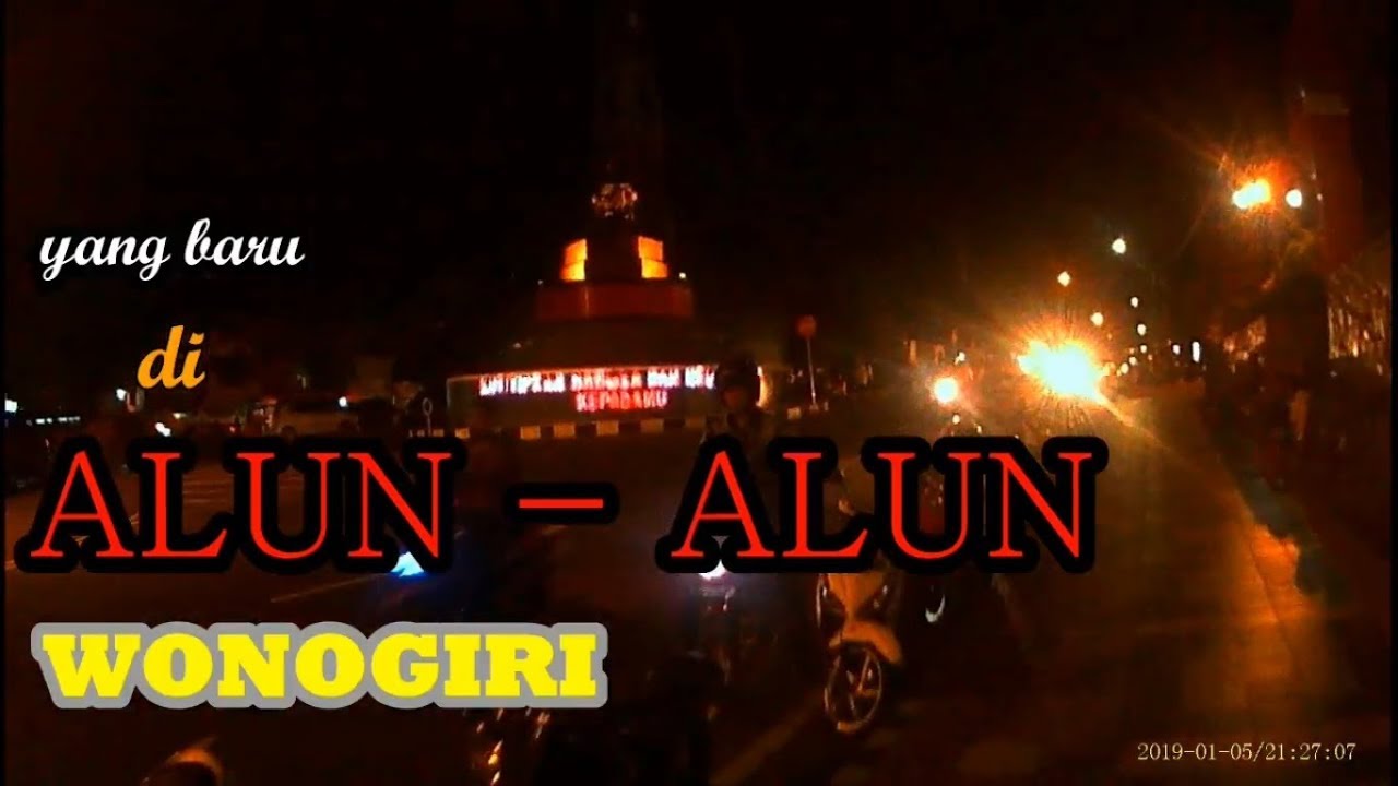 PATUNG Ir. SOEKARNO DI ALUN - ALUN WONOGIRI - YouTube
