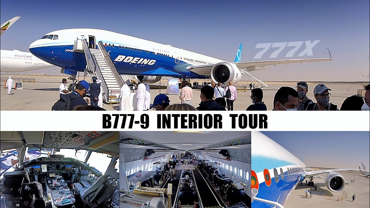 INSIDE THE 777X | FULL Interior Tour | Boarding the B777-9 for the 1st ...