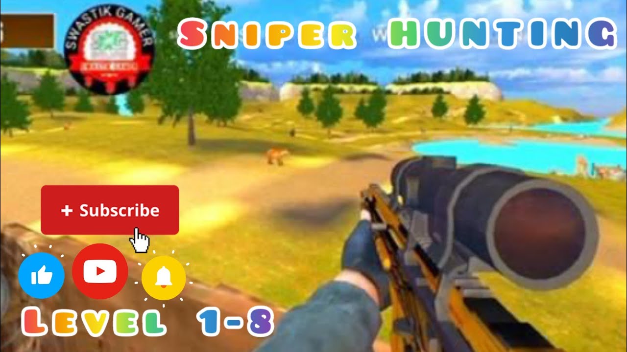 DUCK HUNTING OFFLINE GAME | LEVEL 1-8 COMPLETE | SNIPER HUNTING ...