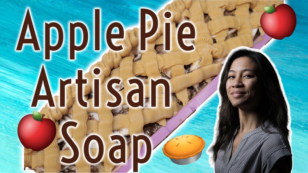 PIPED SOAP?! NO WAY. | Apple Pie Inspired Artisan Soap | Cold Process ...