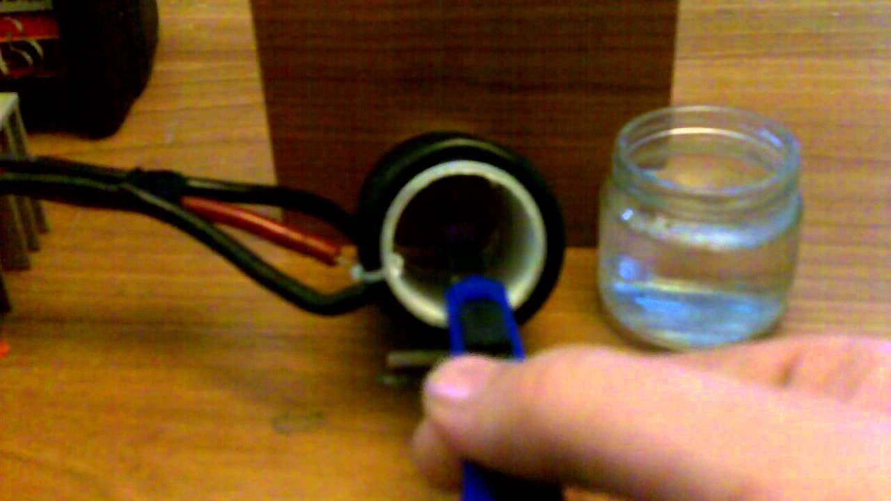 Riscaldamento a induzione Royer ZVS 12V - YouTube