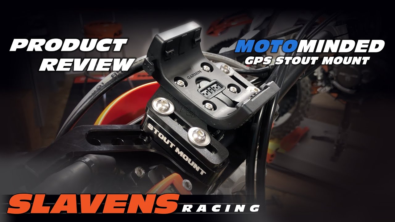 MotoMinded GPS Stout Mount - Slavens Racing Product Review - YouTube