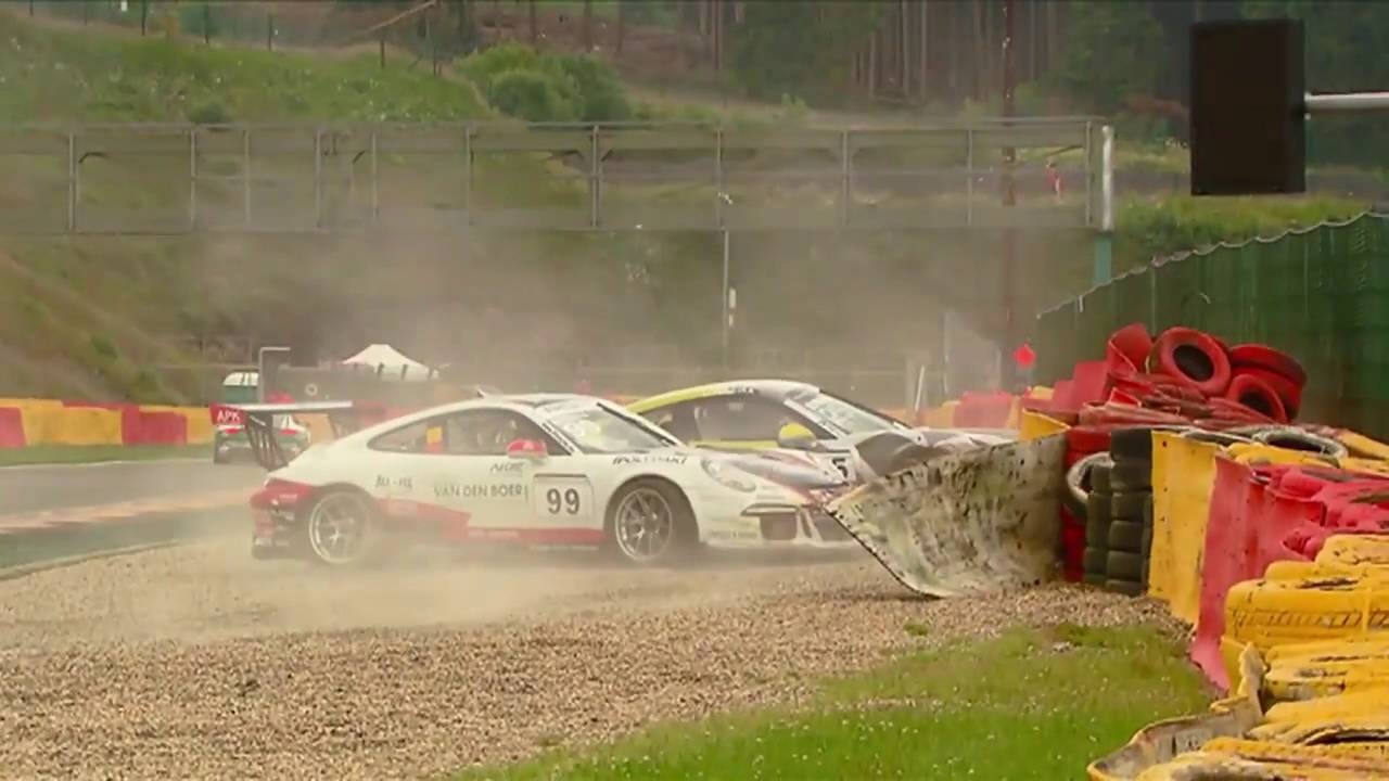 Porsche GT3 Cup Challenge Benelux 2016. Spa Francorchamps. Leaders ...