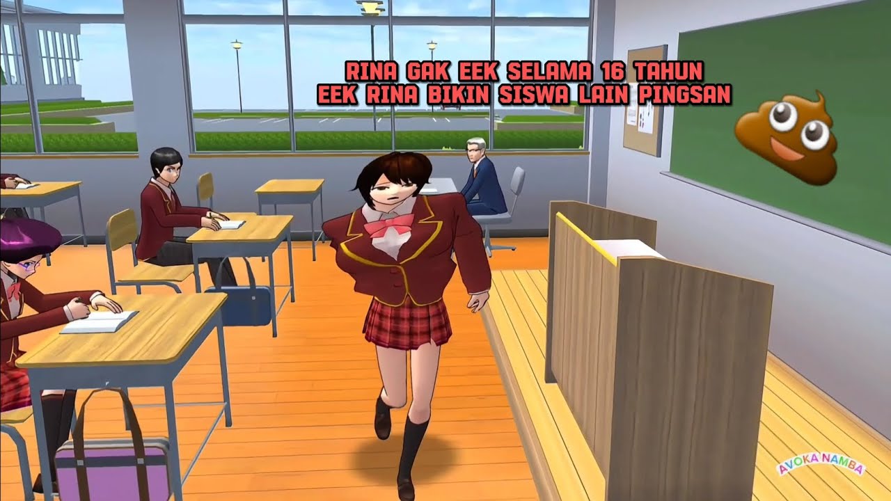 SAKURA EEK | EEK RINA BIKIN SISWA LAIN PINGSAN | SAKURA SCHOOL ...
