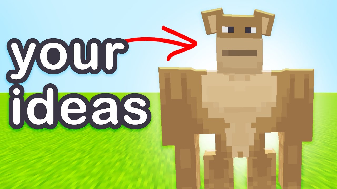 I Made Your CURSED Minecraft Ideas... - YouTube