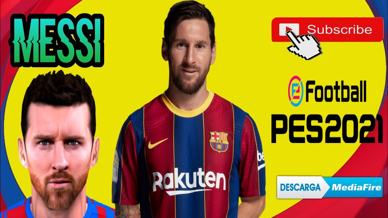 Leo Messi face para PES PSP - YouTube