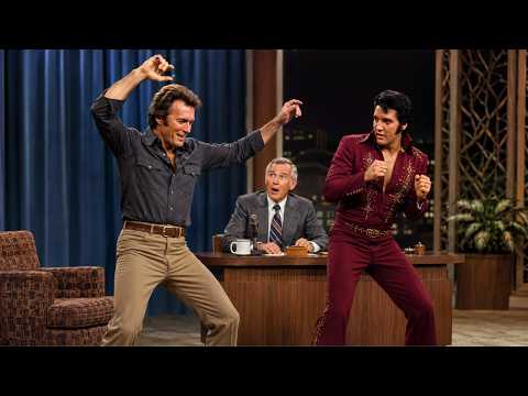 Clint Eastwood CHALLENGED Elvis to a Dance Off—What Elvis Did Left Johnny Carson Speechless