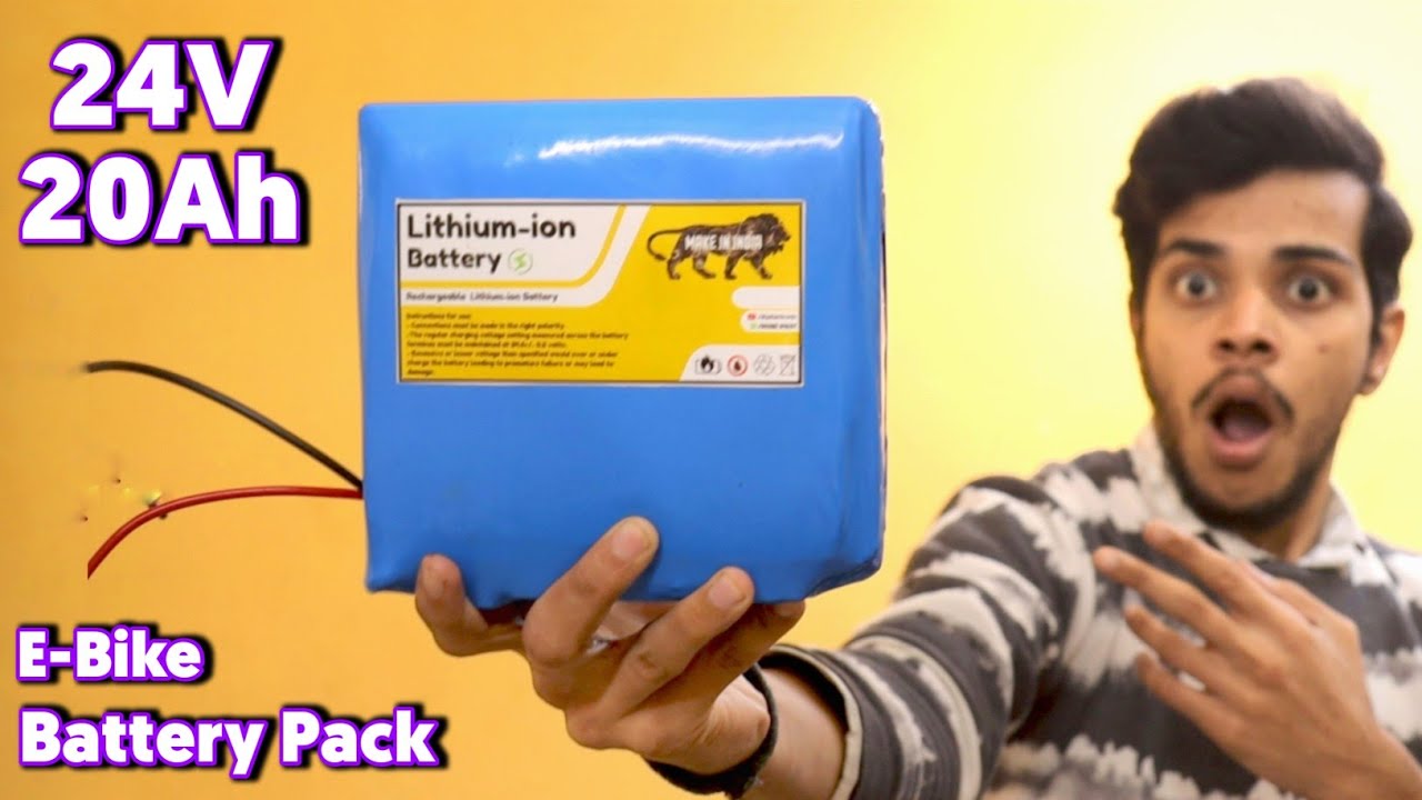 Build a POWERFUL 24V 20Ah Lithium-ion Battery Pack in Minutes! - YouTube