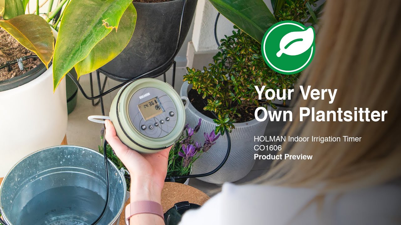 Indoor Irrigation Timer with Inbuilt Pump - YouTube