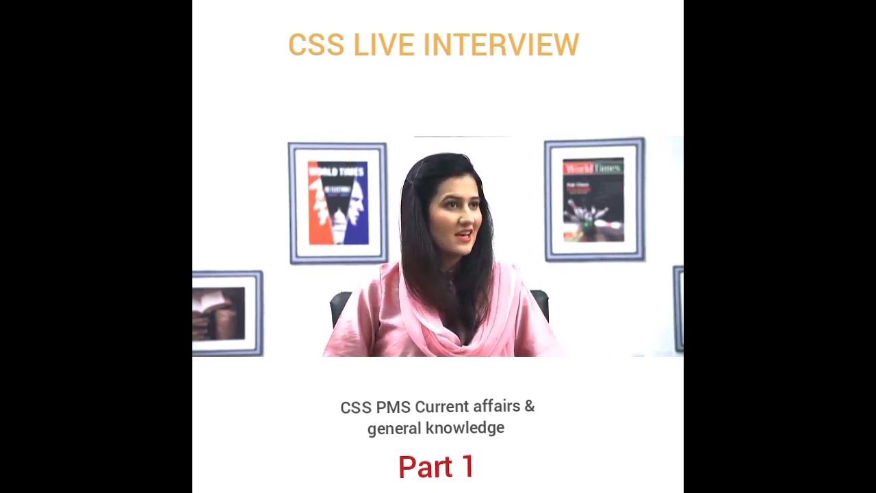 CSS Mock Interview | Mahwish Yaseen | Full Interview - YouTube