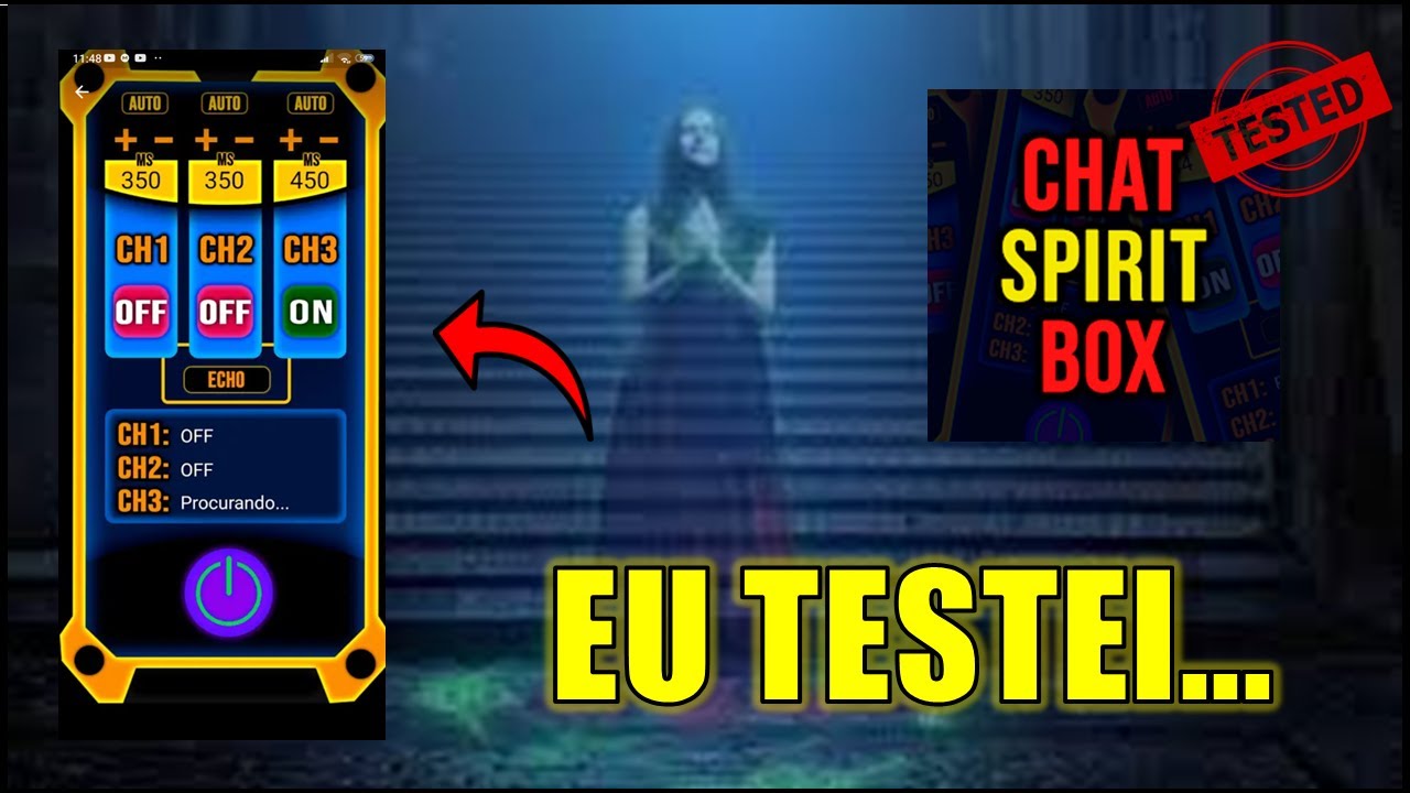 TESTE DO APP CHAT SPIRIT BOX - YouTube
