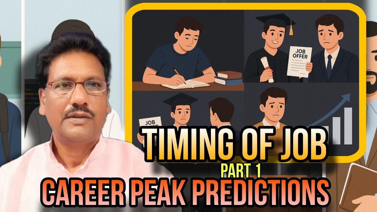 Accurate Job & Career Predictions Vedic Astrology | Part 1 Timing Of ...