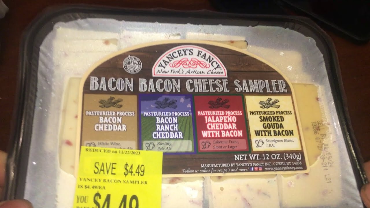 Let's try Walmart Clearance Yancey's Fancy Bacon Bacon Cheese Sampler ...