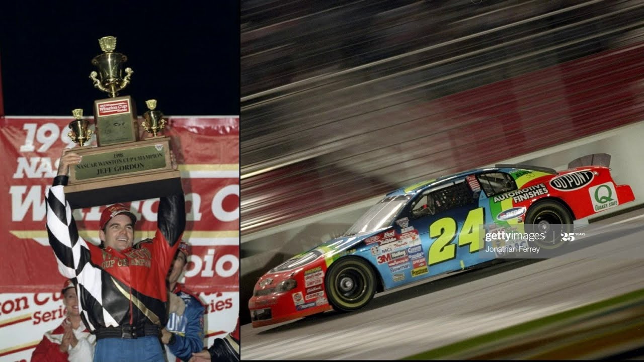 Jeff Gordon Career Win #42 1998 Napa 500 - YouTube