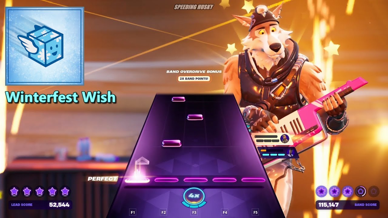 Fortnite Festival: "Epic Games - Winterfest Wish" (Flawless Lead) - YouTube