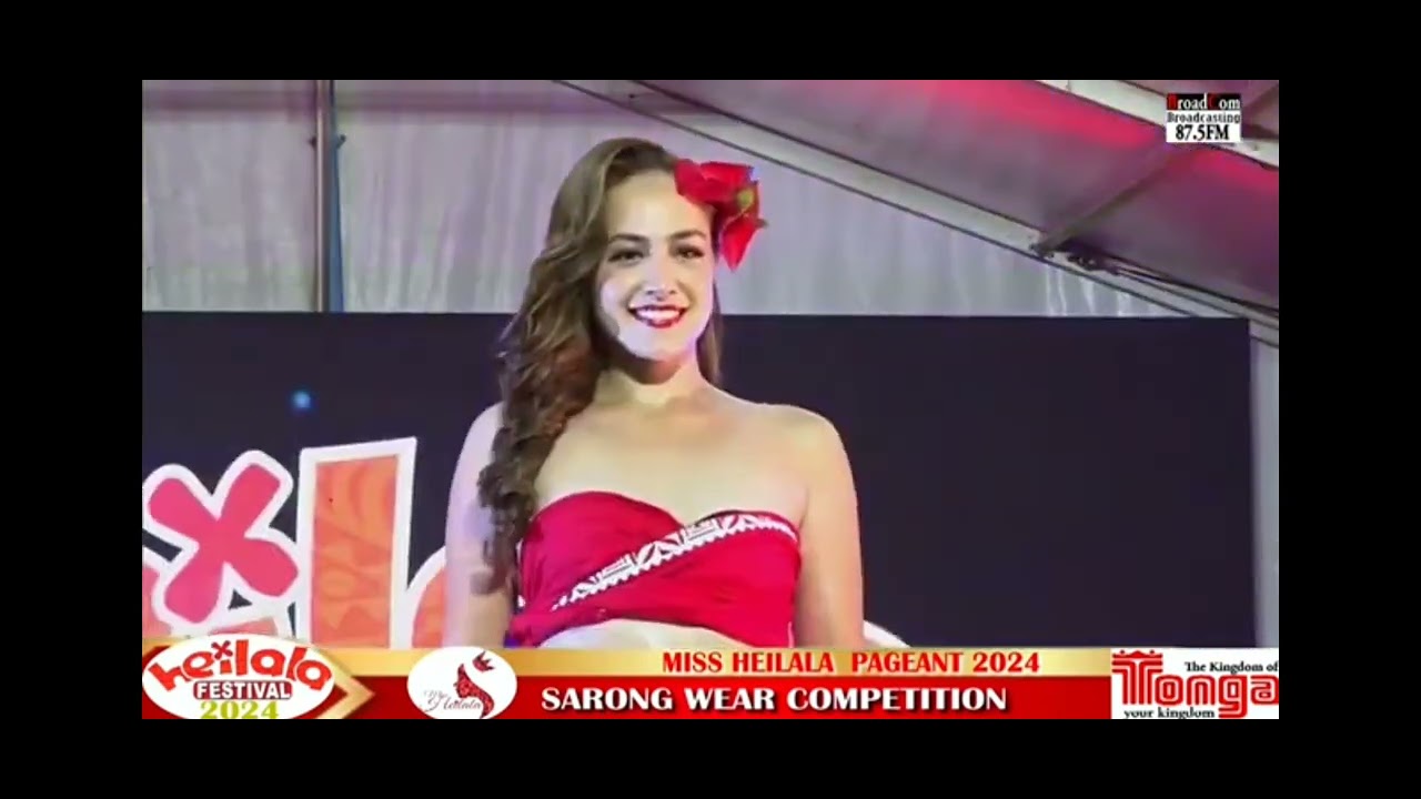 BEST Tongan traditional Sarong Wear of Miss Heilala 2024 at the ...