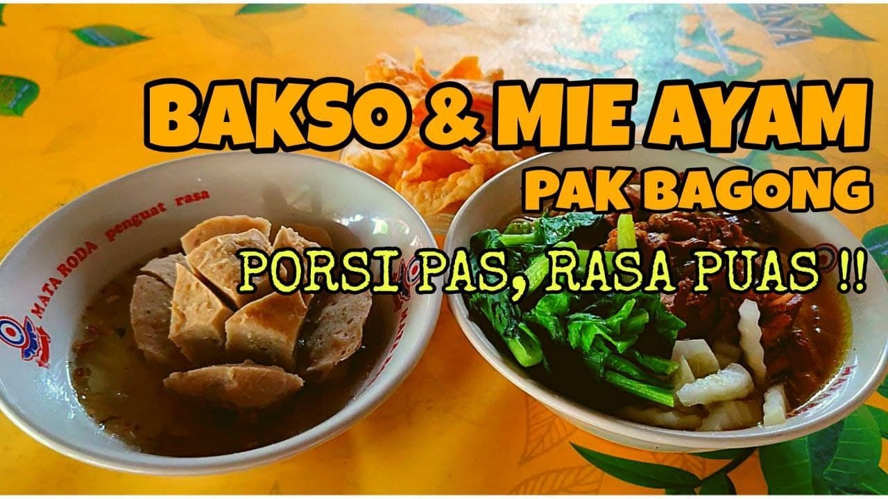 Mie Ayam Bakso Jumbo Yang Bikin Klenger Mie Ayam Dan Bakso Pak Bagong