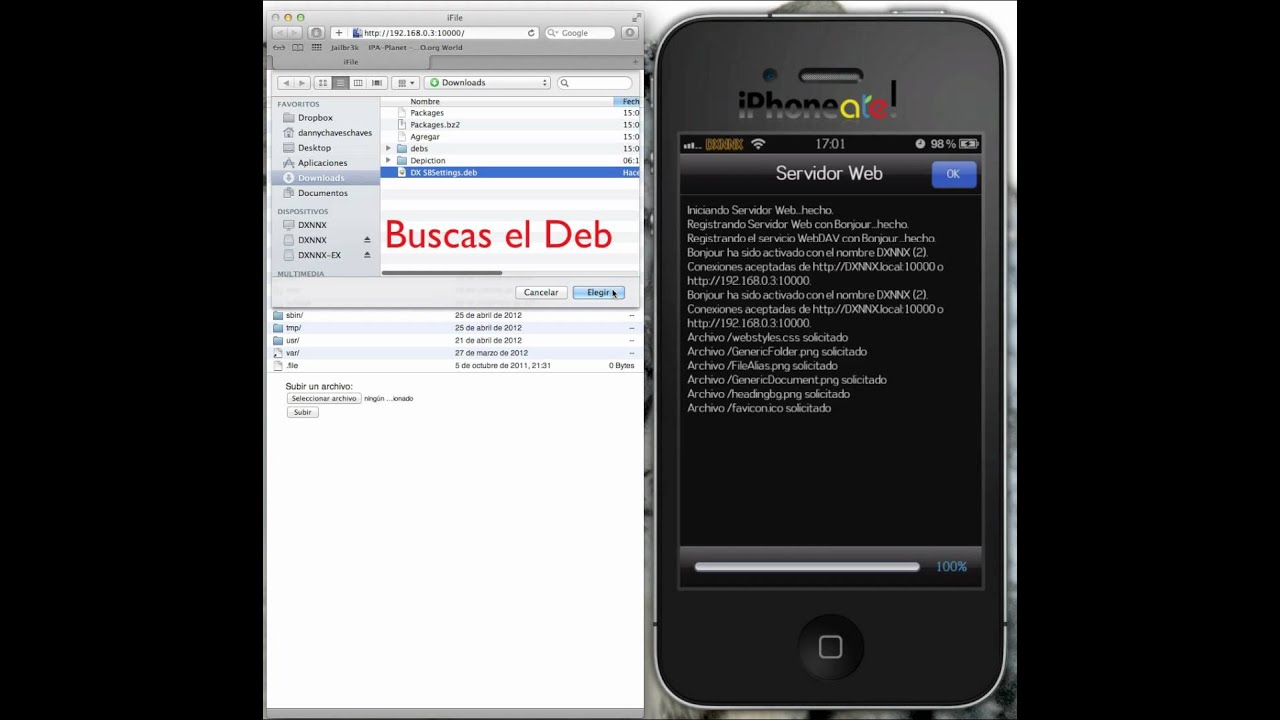 Como instalar un Deb con iFile - YouTube