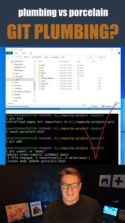 Git Plumbing vs Porcelain #Git #GitHub #GitLab #BitBucket #DevOps #GitOps #Python #Java # ...