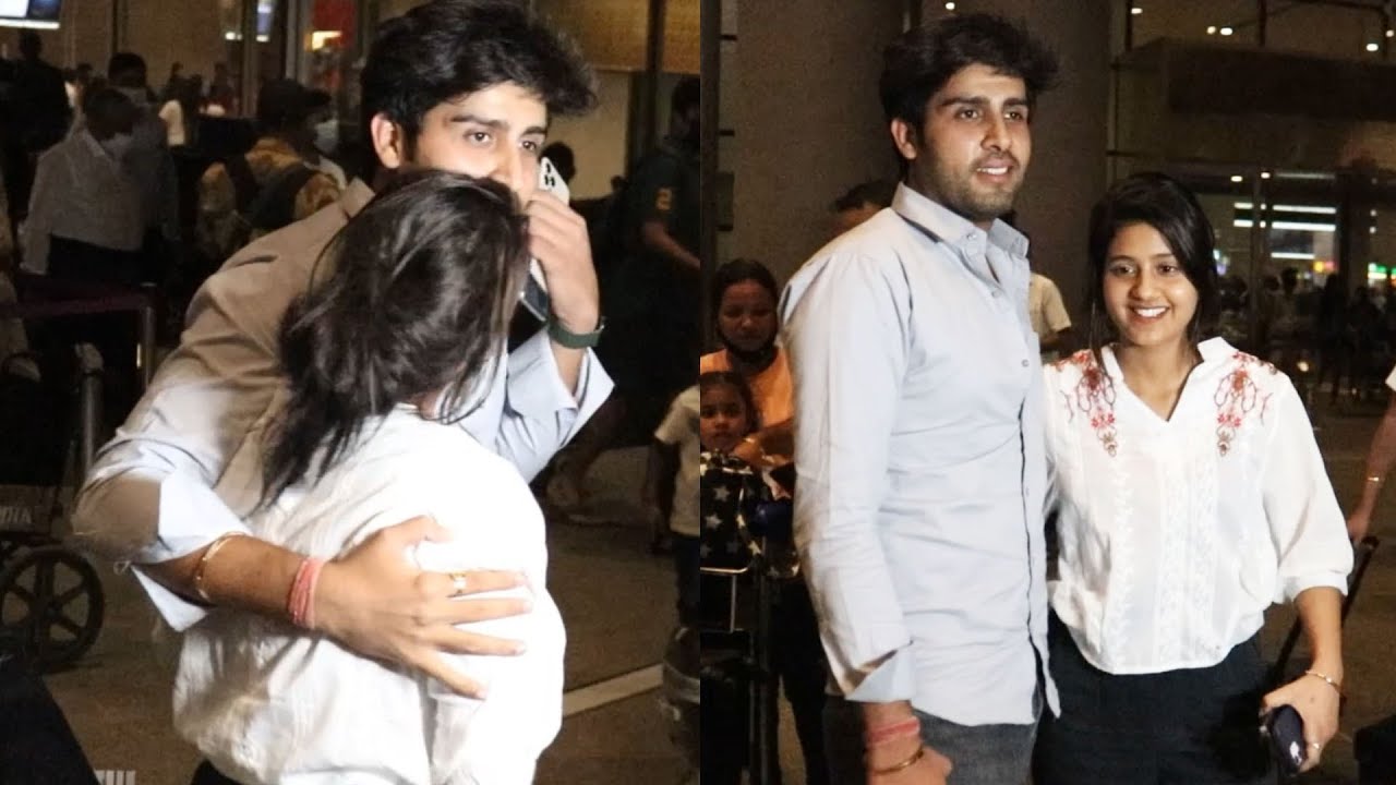 Anjali Aurora With Boyfriend Snapped At Airport - YouTube