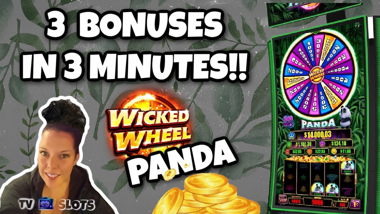 EPIC! 3 Slot Machine Bonuses in 3 Minutes Wild Wild Panda Slot Machine ...