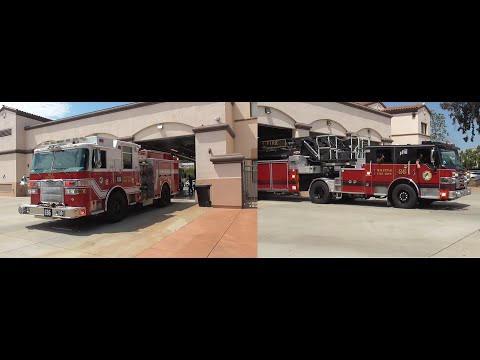 *FIRST CATCH* Milpitas Fire Dept. Engine 86 (Reserve) and Truck 86 ...