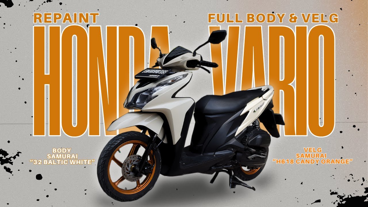 SAMURAI PAINT | REPAINT BODY & VELG | HONDA VARIO | BODY 32 BALTIC ...