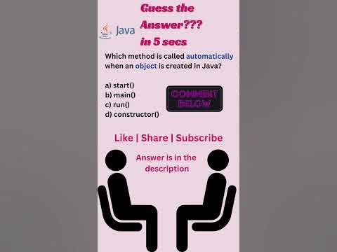 Java Constructor | Java Interview Question #javainterviewquestions #javashorts - YouTube