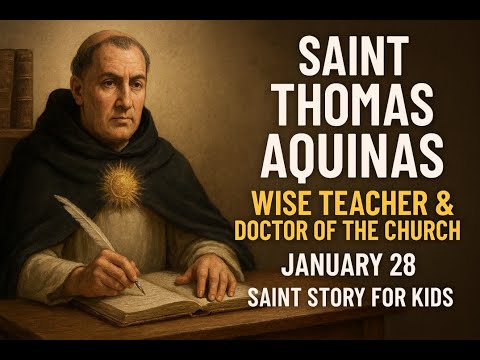 Saint Thomas Aquinas | Wise Teacher & Doctor of the Church | January 28 ...