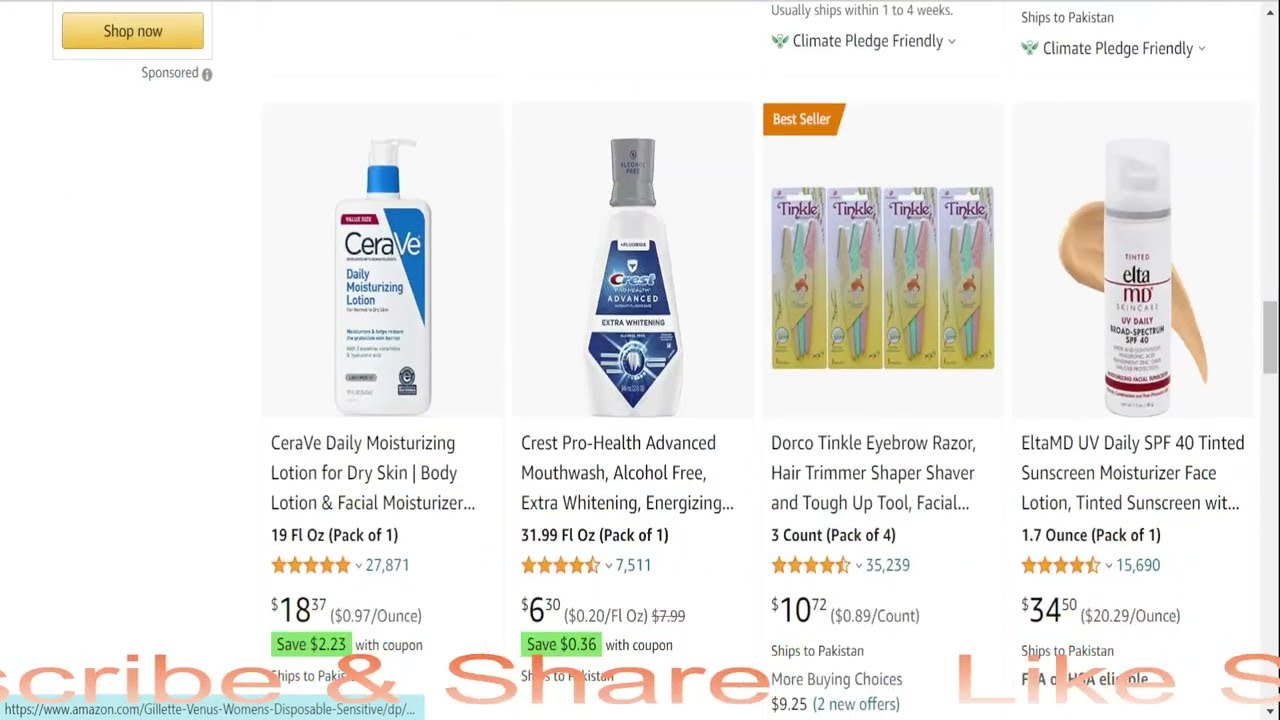How to buy Health & Personal Care Product in Amazon | American ...
