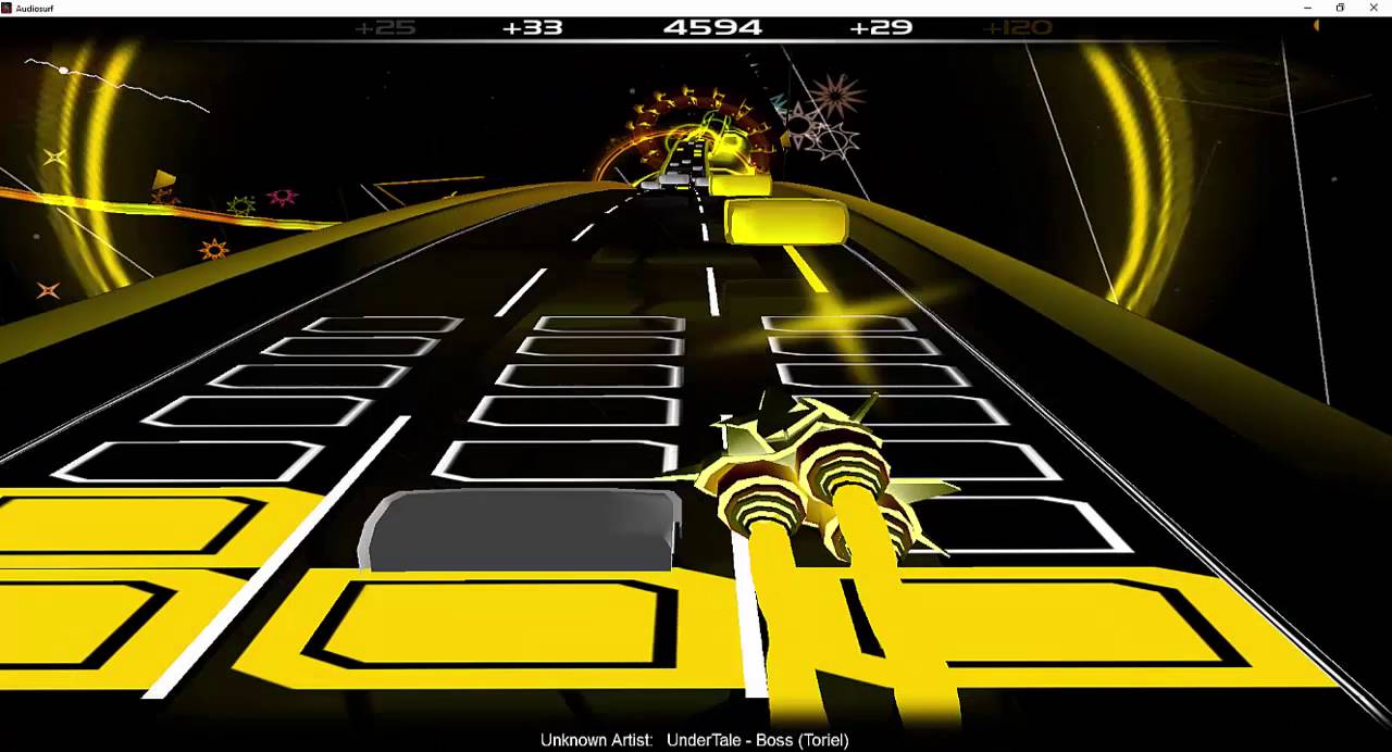 audiosurf: undertale toriel theme - YouTube