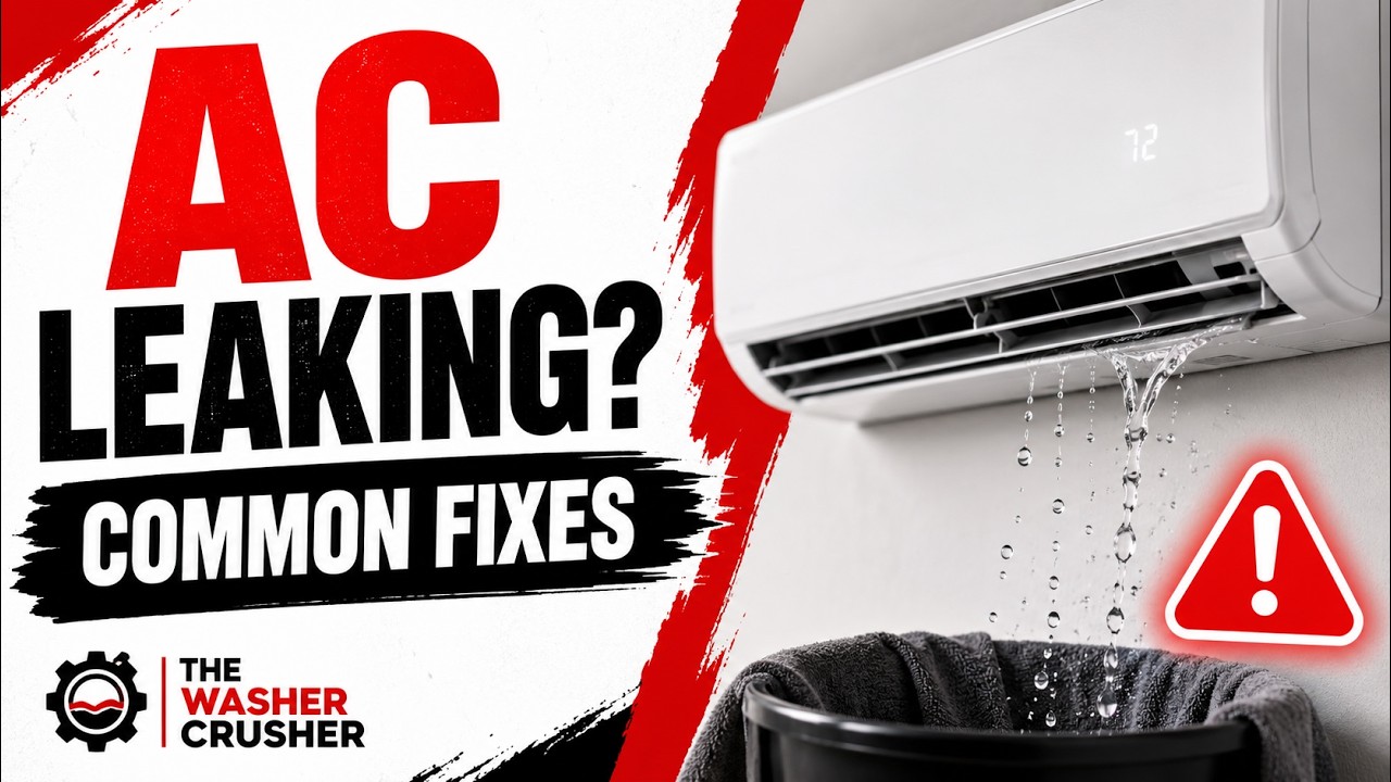 How to Fix Leaking Water from Mini Split AC - YouTube