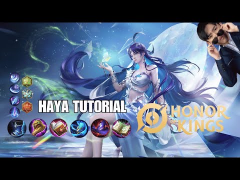 Haya the Evernight Aspiration Hero Tutorial in Honor of Kings | Skills, Arcana, Item, Tips & Tricks!
