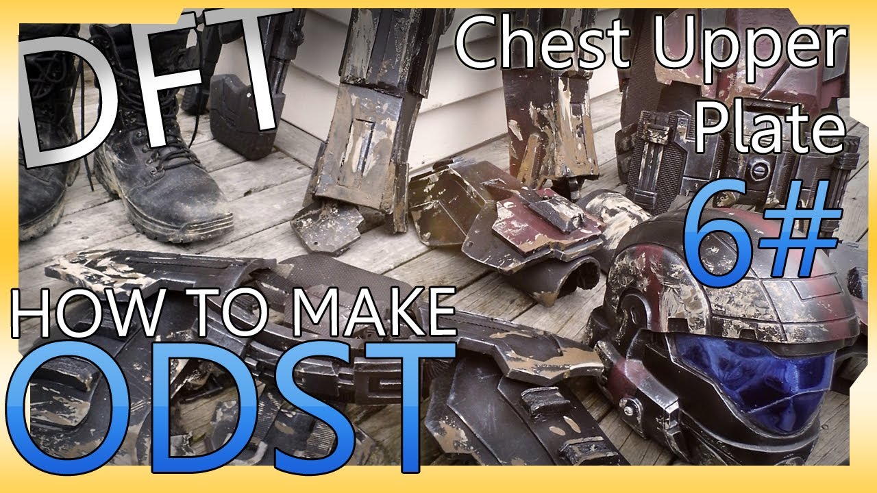 How To Make : ODST Costume - Chest Upper Plate 6# - YouTube