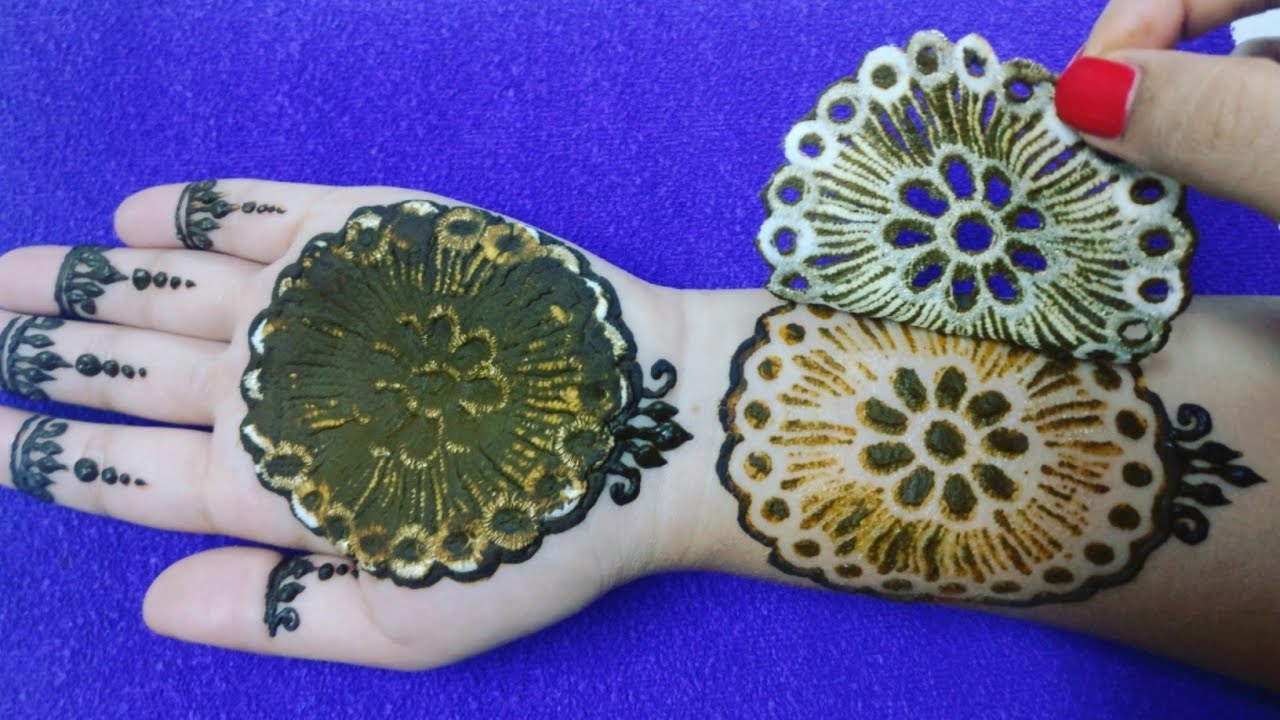 Mind Blowing Mehndi Trick By Using Lace Most Easy Mehndi Trick Mind Blowing Mehndi Trick By Using Lace Most Easy Mehndi Trick