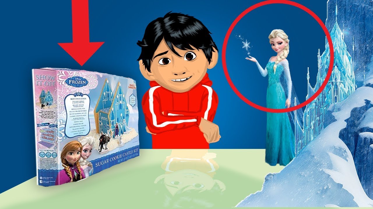 Frozen Gingerbread house Elsa Anna Olaf - YouTube