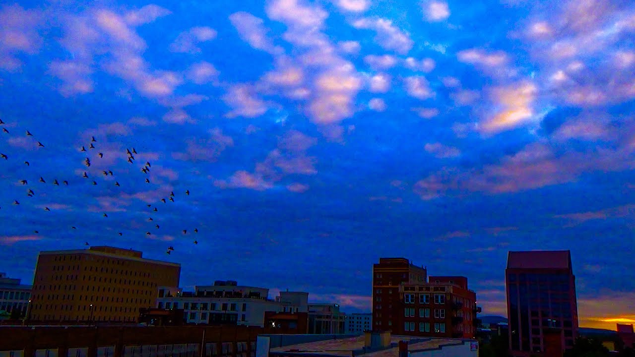 Undulating Clouds Mimic Ocean Waves | Magic Hour Sunset - YouTube