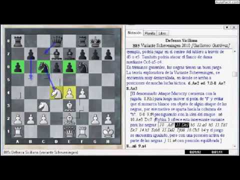 Defensa Siciliana. Variante Scheveningen/Ajedrez Aperturas Semiabiertas ...