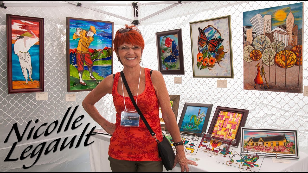 Nicolle Legault, artiste peintre 2015 - YouTube