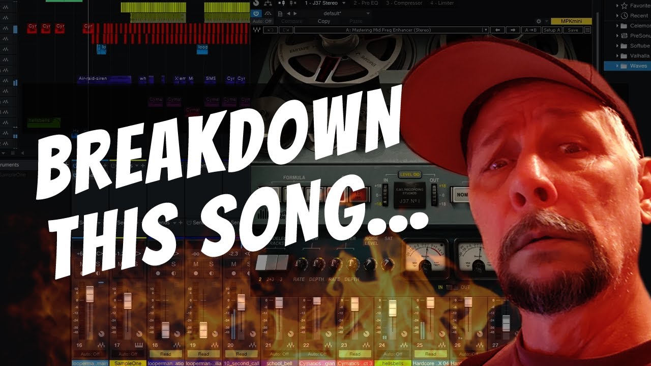 Non verbal track by track breakdown of my musical composition "Just ...
