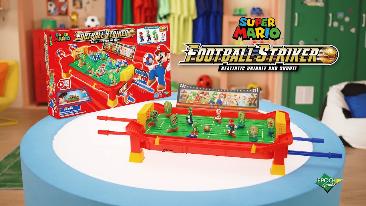 Epoch Games |SUPER MARIO FOOTBALL STRIKER 30sec⚽🏃🏽 - YouTube