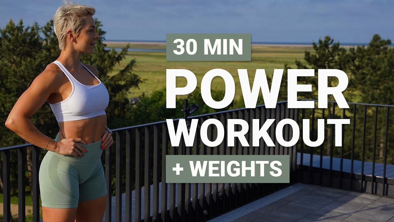 30 MIN POWER WORKOUT EMOM STYLE | with DB | Strength + Conditioning ...