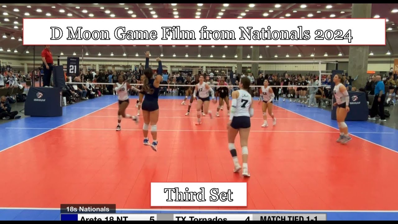 Delaney Moon Volleyball Game film from 18s Nationals vs TX Tornados Set ...