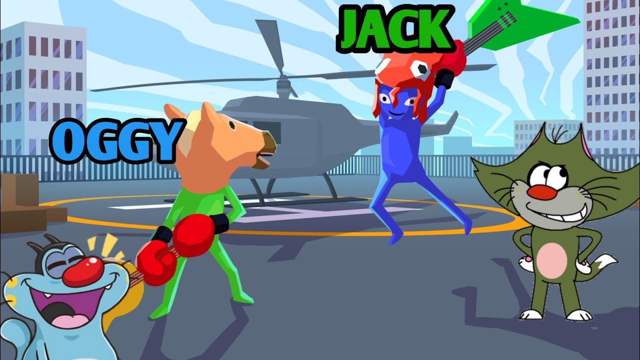 NOOB vs PRO vs HACKER | In Stickman Boxing | With Oggy And Jack | Dr ...