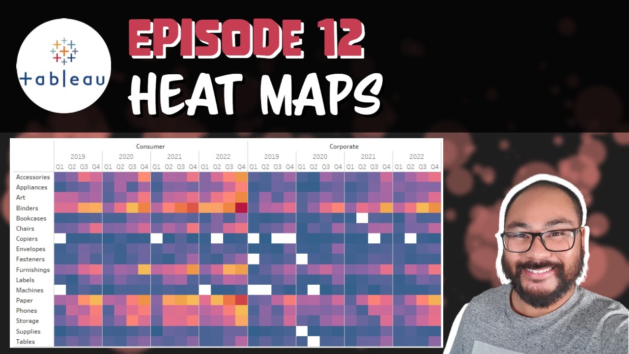 Episode 12 - Tableau: Heat Maps and How to Use them to Highlight Spikes ...