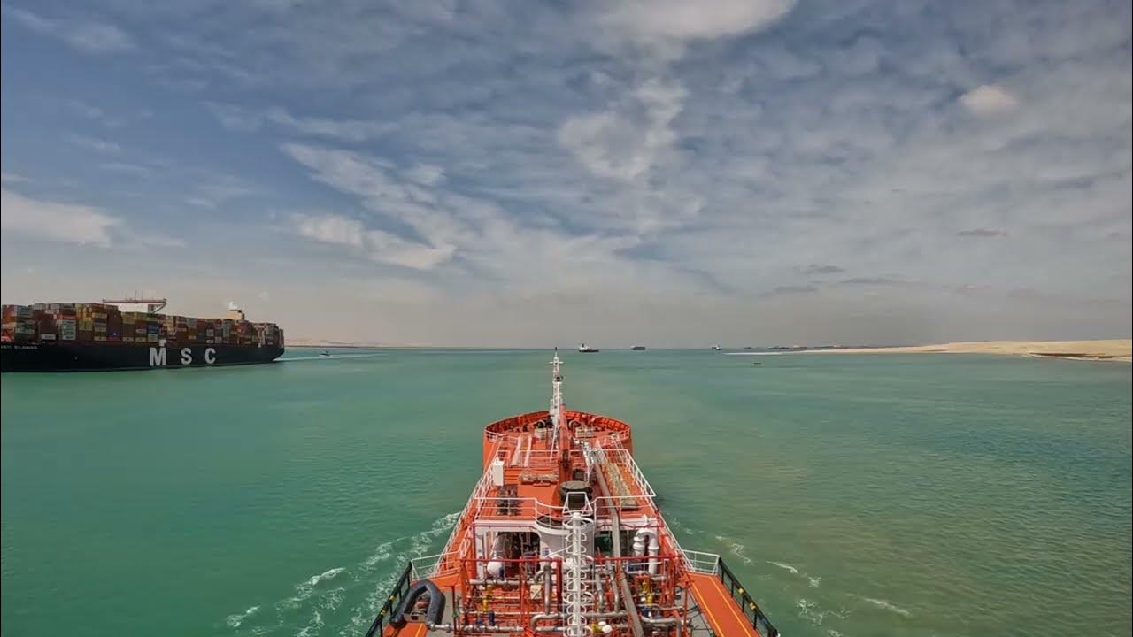 Suez Canal Timelapse 🇪🇬- Full Transit 4K GoPro10 - YouTube